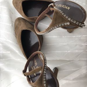 Charles Jourdan | Shoes | Charles Jordan Vintage Suede Heals | Poshmark